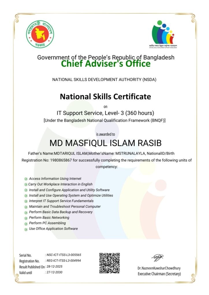MASFIQUL Islam Rasib - Pirojpur, Bangladesh - Full-Stack Web Developer ...
